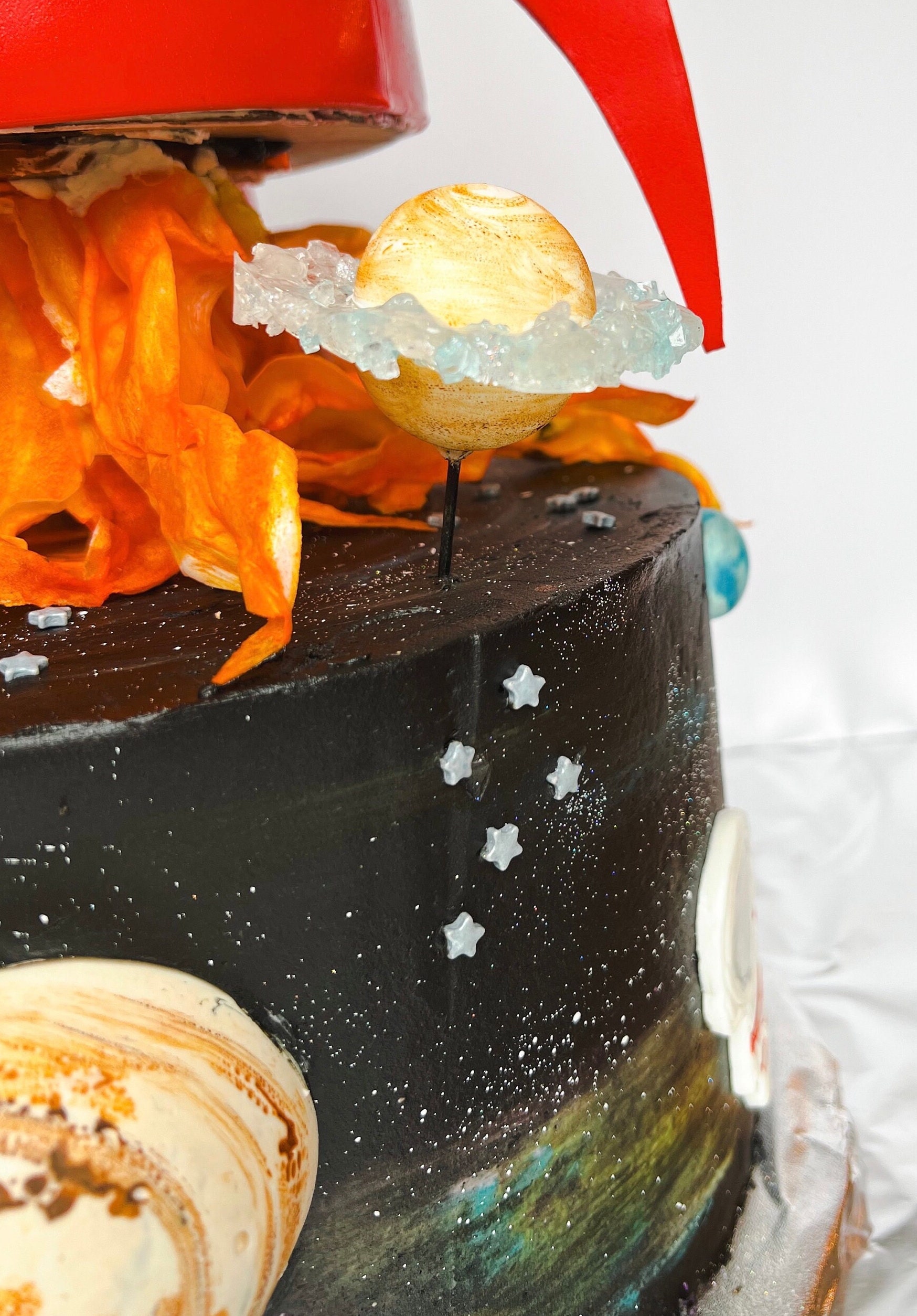 Outer Space/planets Cake Topper Set - Etsy