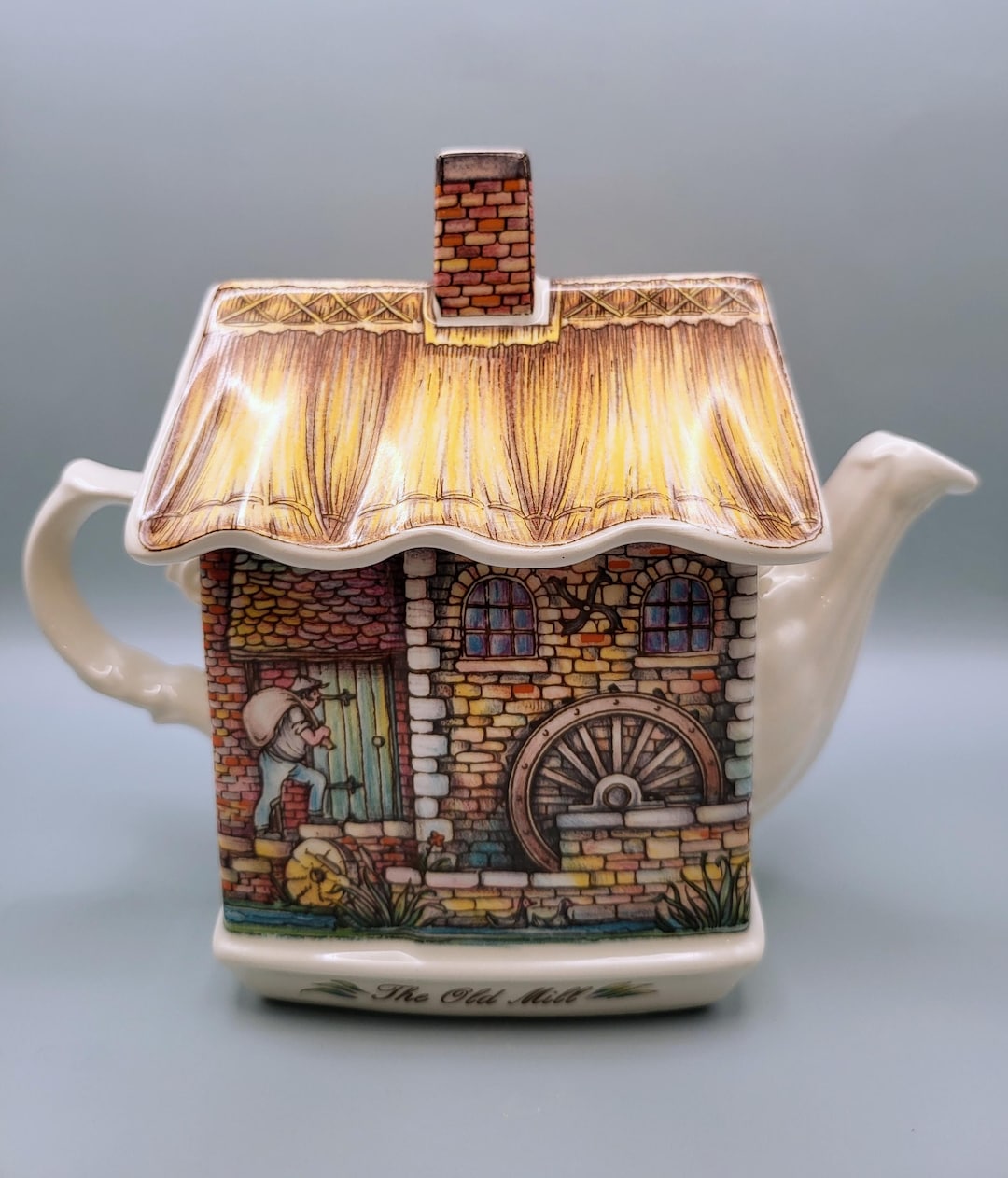 James Sadler "the Old Mill" Teapot – Vintage English Collectible - Etsy