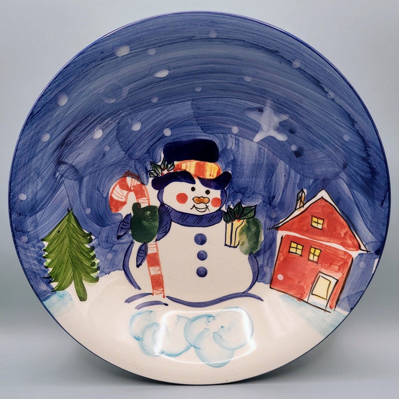 Snowman Dishes Sets - Etsy