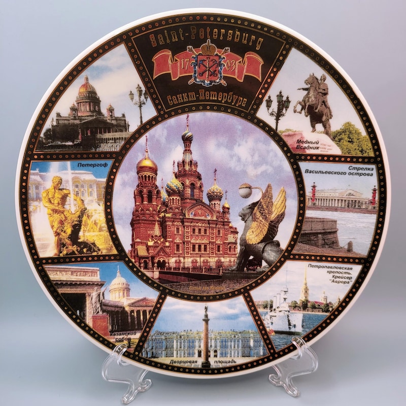 Russian Kitchen Plates - Etsy