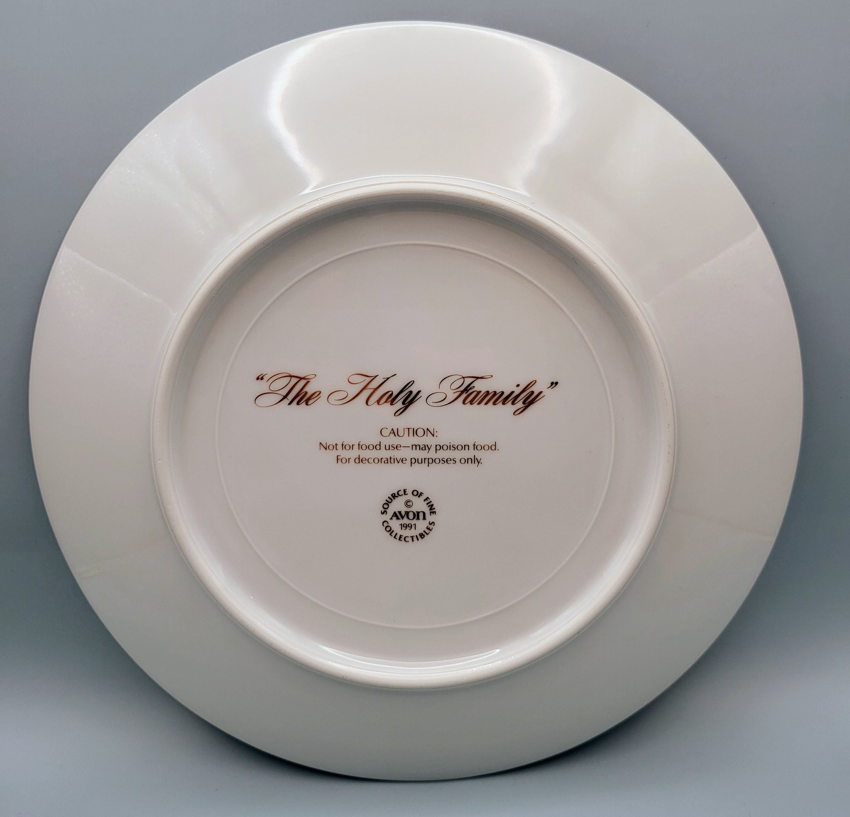 1991 the Holy Family Collectible Plate, Avon Collectibles - Etsy