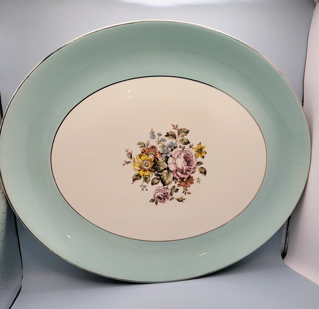 15" Serving Platter, Danube, Cunningham & Pickett, Inc., Ohio - Etsy