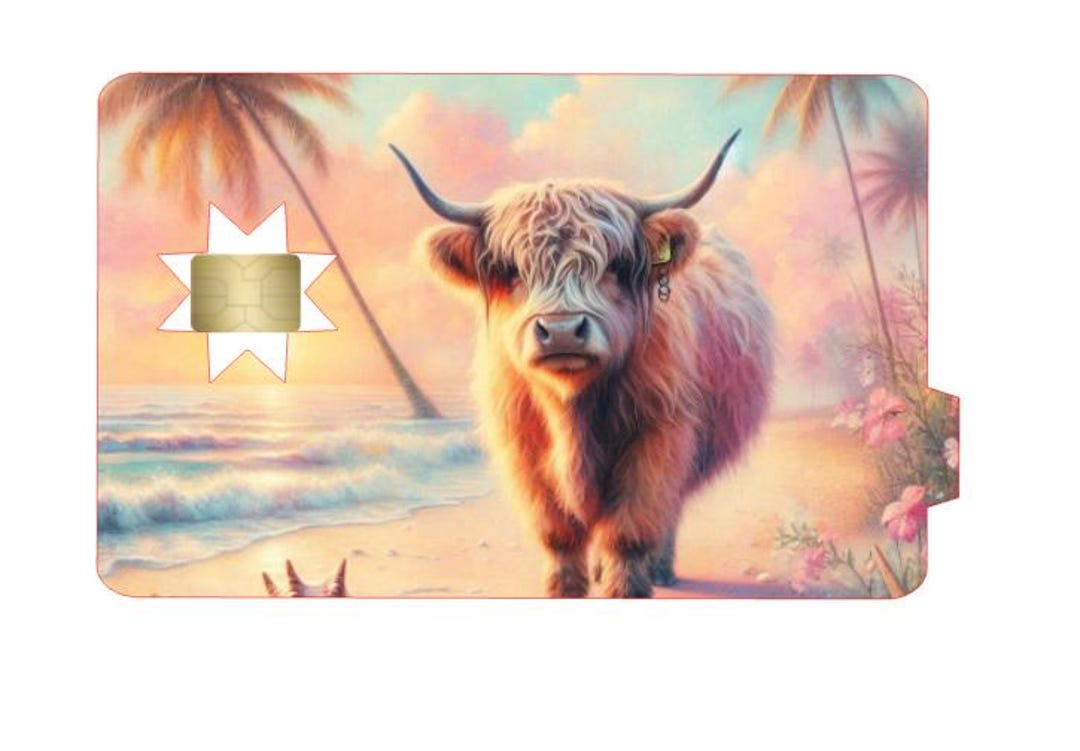 Cow Credit Card Skin, Debit Card Skin Credit Card Skin - Etsy
