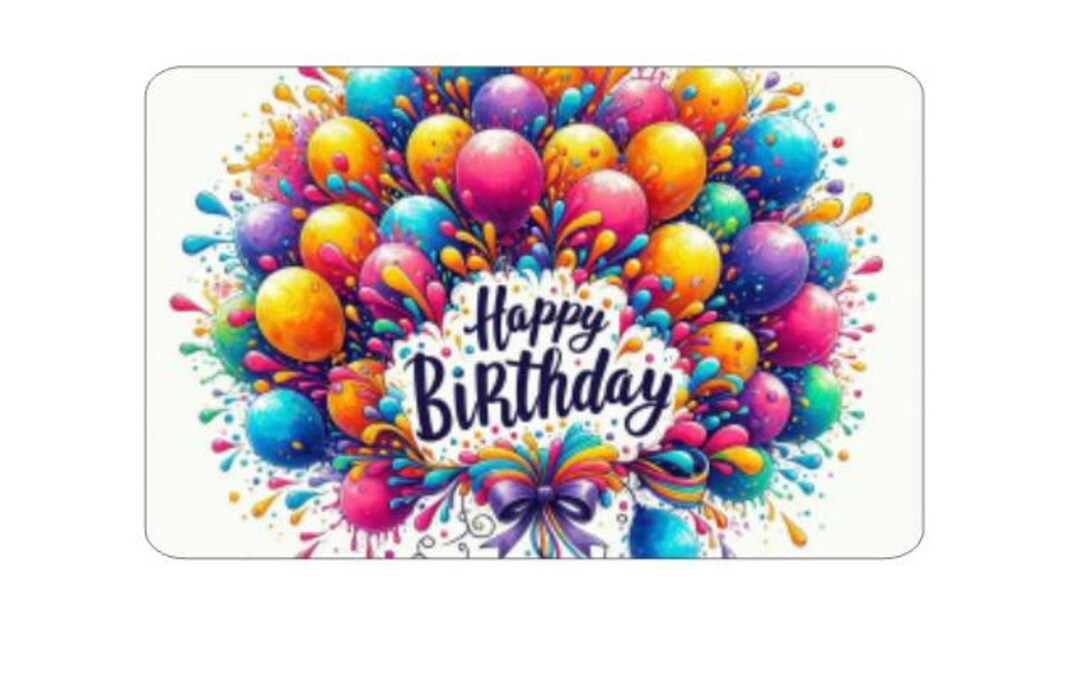Happy Birthday Gift Card Skin, Debit Card Skin Credit Card Skin - Etsy