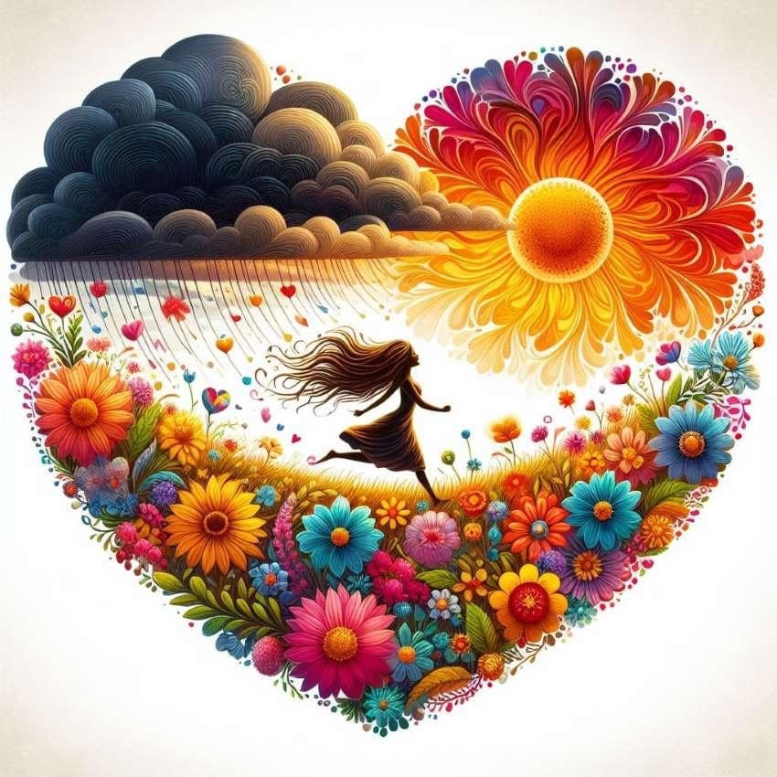 Happy Girl Heart Decal Sticker - Etsy