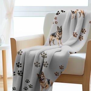 german shepherd blanket pattern