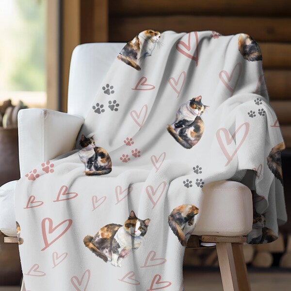 Calico Cat Print - Etsy