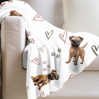 Personalized Pug Dog Custom Pet Plush Throw Blanket Gift for New Pug ...