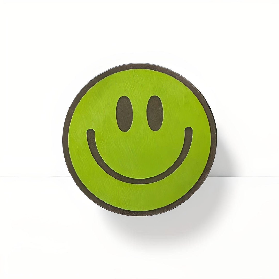 4X Green Smiley Face Stickers Rave House Acid Cute Sticker - Etsy
