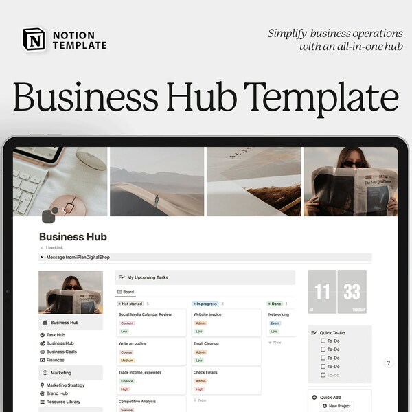 Work Project Template - Etsy