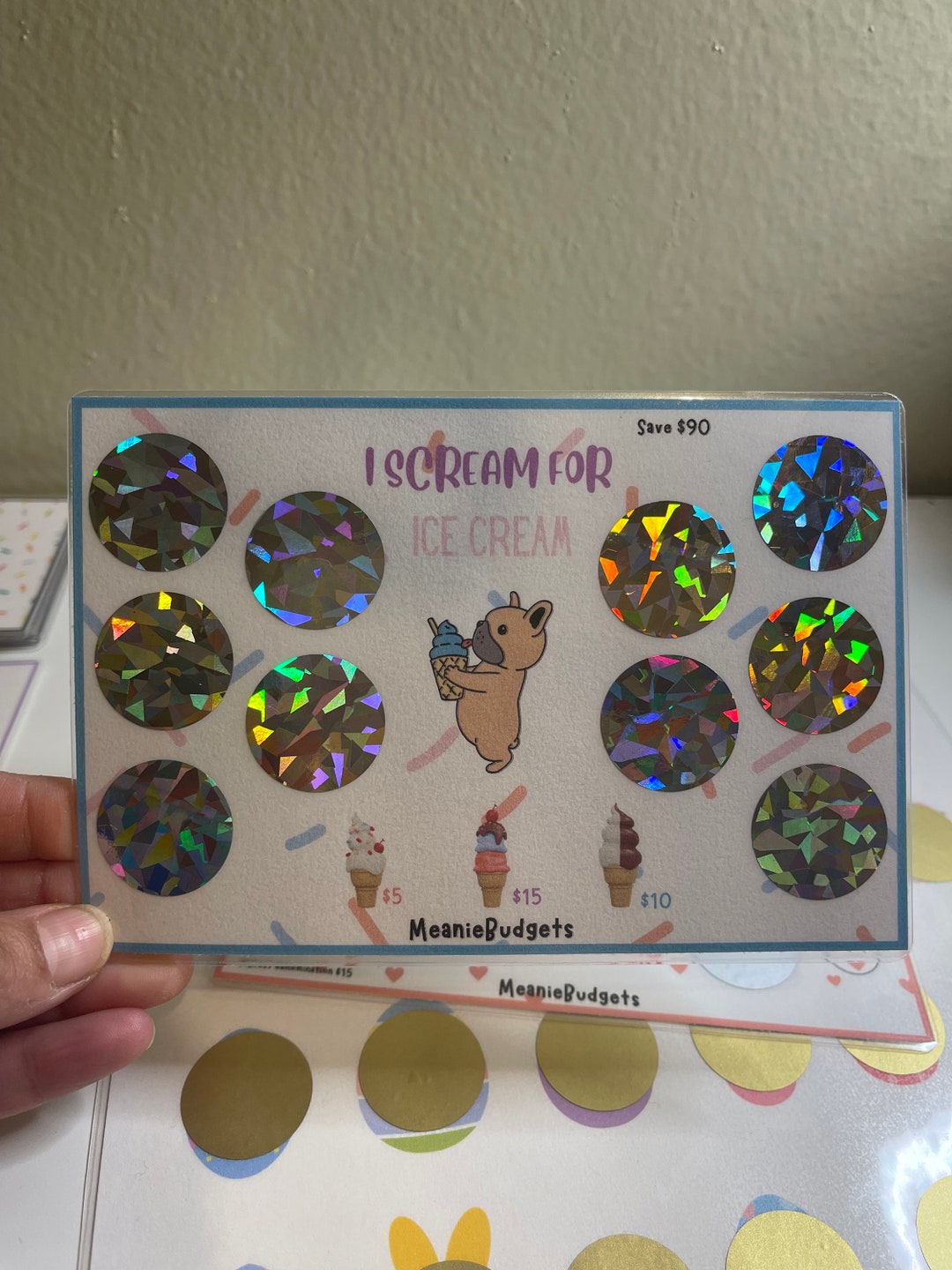 I Scream for Ice Cream Scratch off Challenge - Etsy
