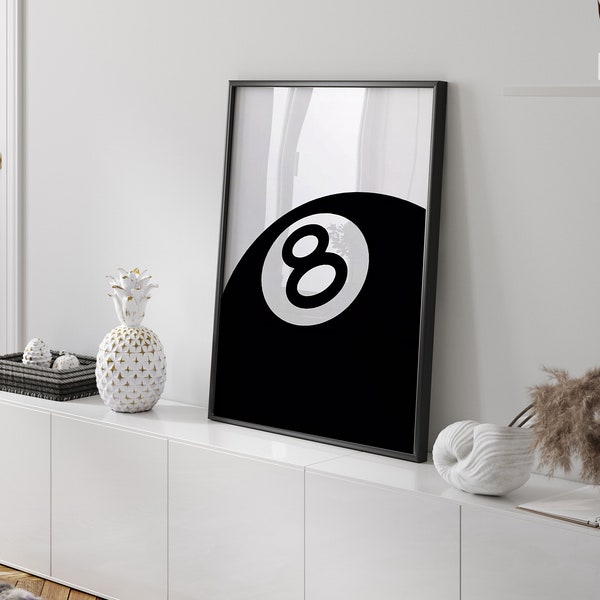 Stussy 8 Ball Poster - Etsy