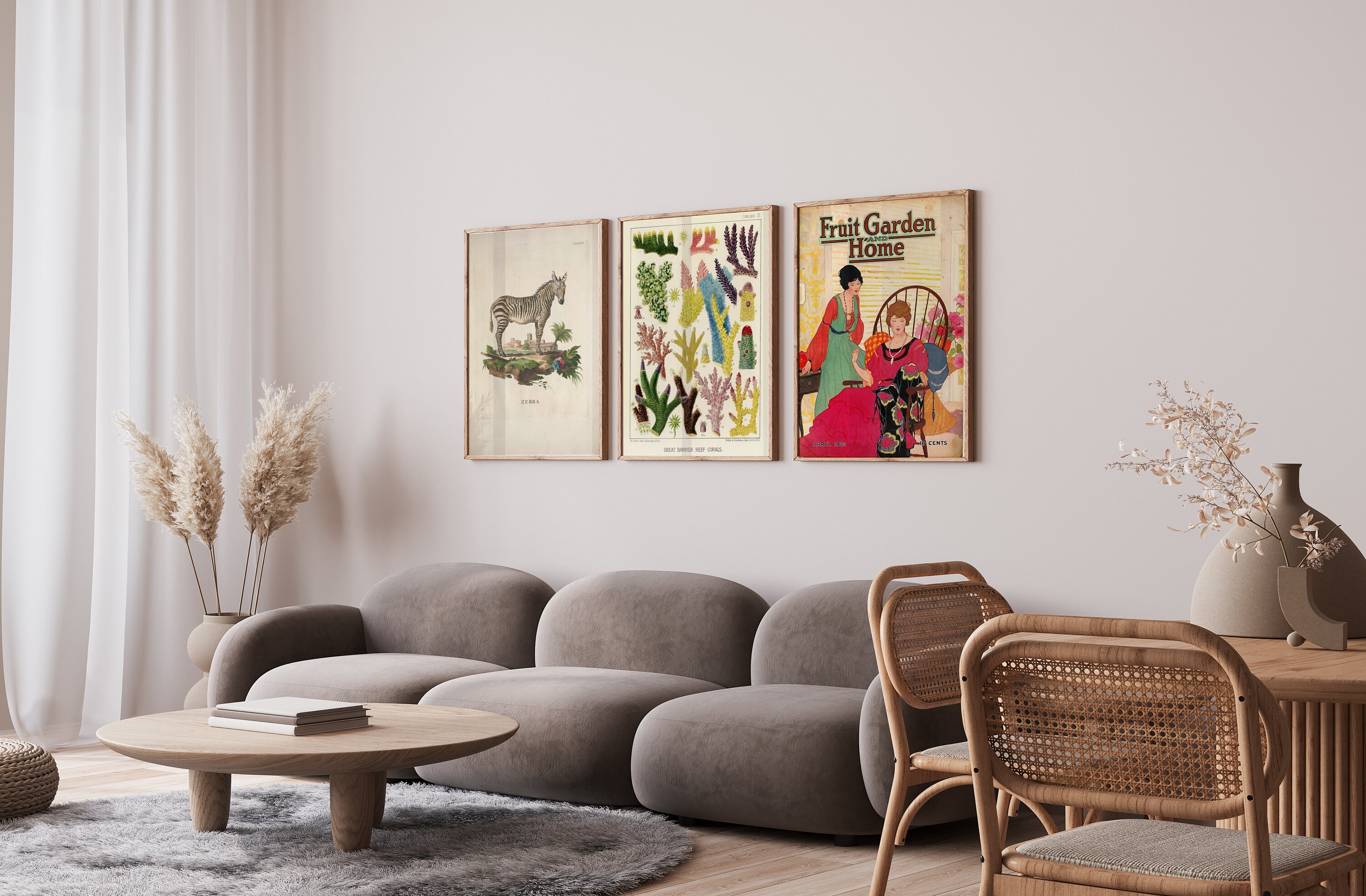 150 Printable Vintage Art Prints for Home Decor Gallery Set Digital ...