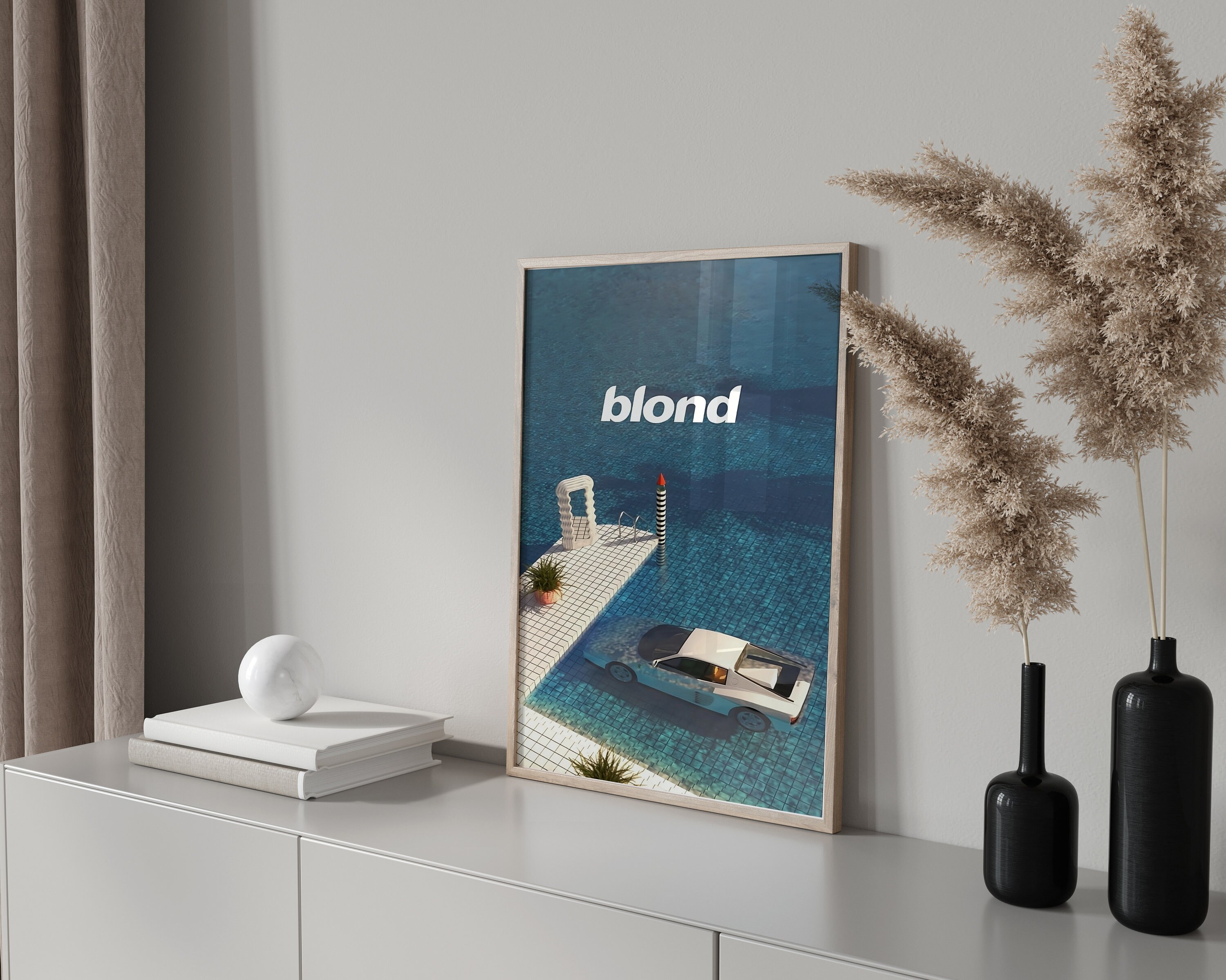 Frank Ocean Poster, Blonde Album Cover, Frank Ocean Album Poster sold ...