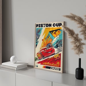 Cars Poster Cartoon Posters Animation Posters Movie Posters Kids Room ...