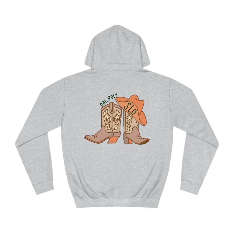 Cal Poly SLO Cowboy Boots Hoodie - Etsy