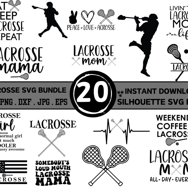 Lacrosse Svg - Etsy