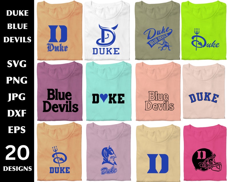 Duke Blue Devils Svg Bundle, Duke Cut File, Duke Png File, Duke Vector ...