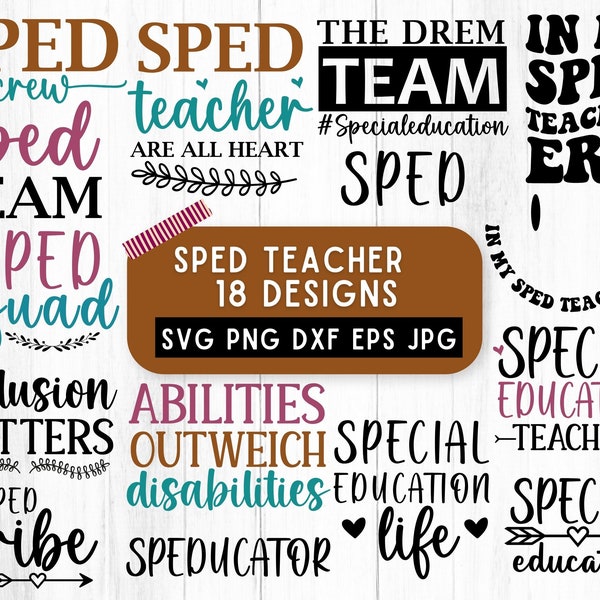 Sped Teacher - Etsy