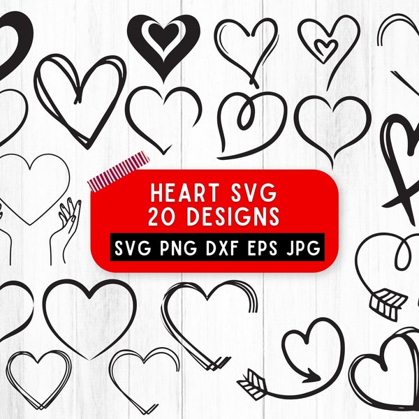 Heart Svg Files - Etsy
