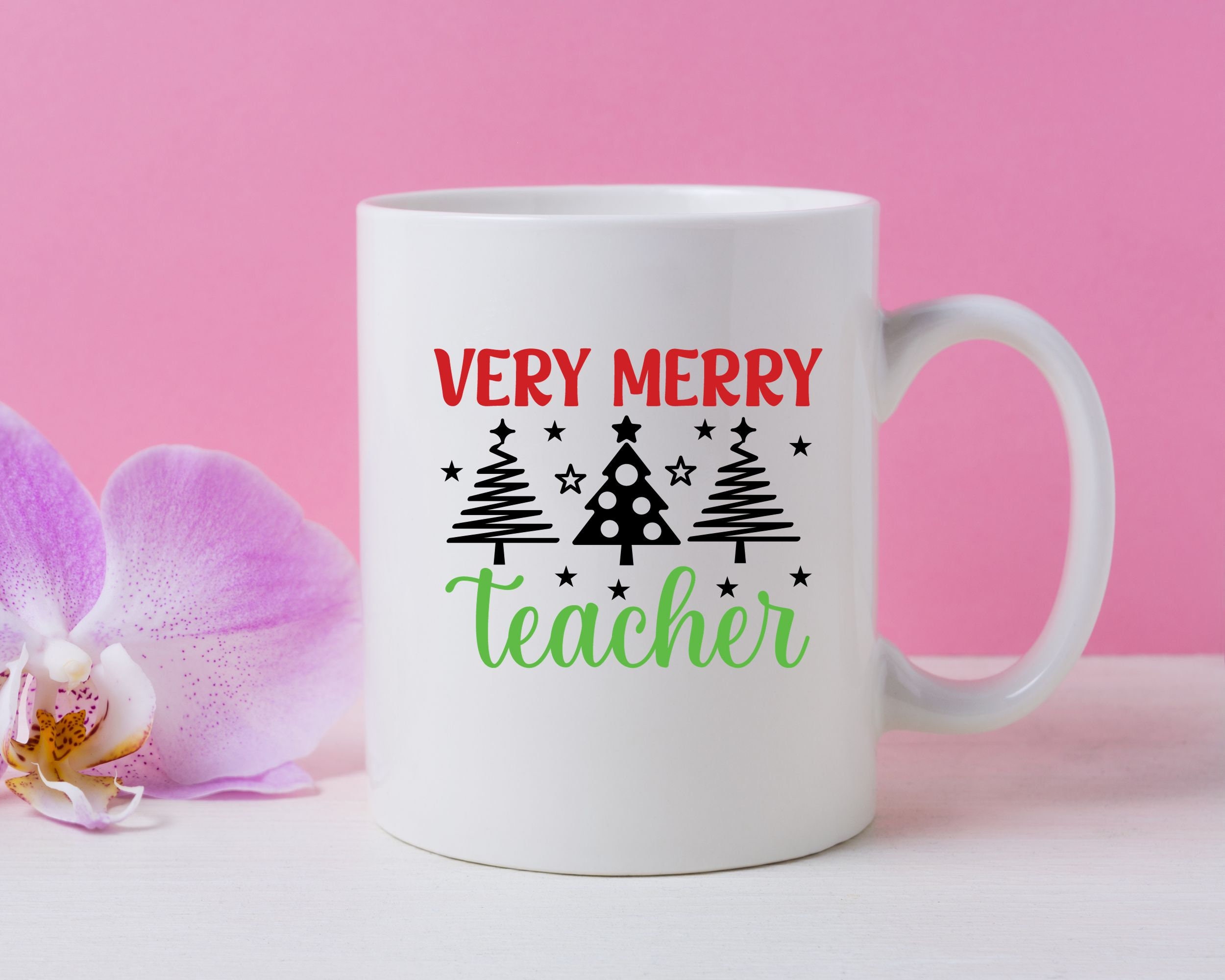 Teacher Christmas Svg Png Bundle, Merry Christmas Teacher Svg, School ...