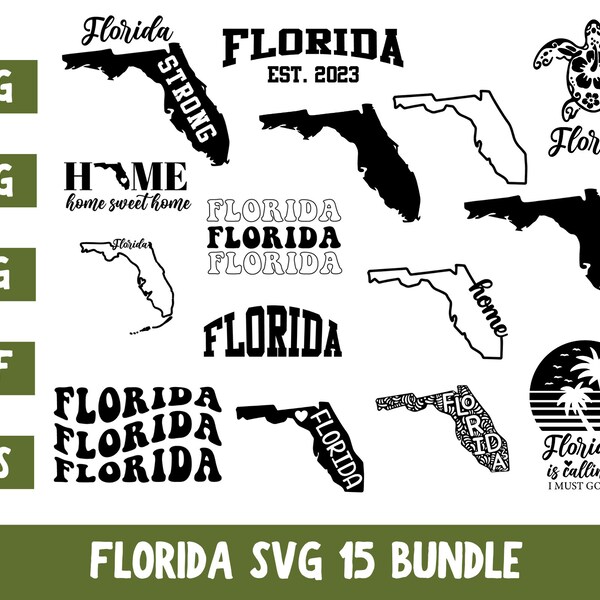 Florida State Svg - Etsy