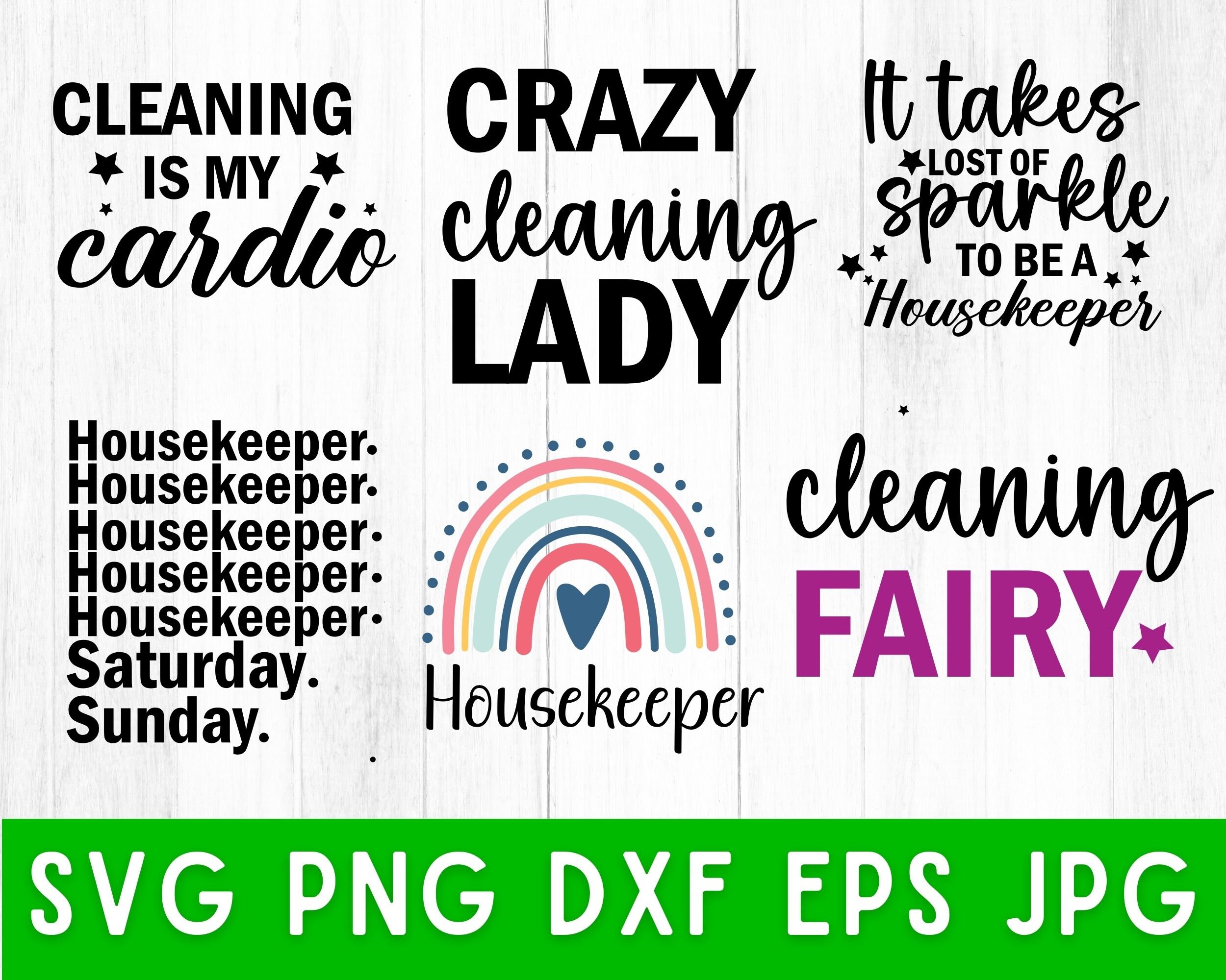 16 Housekeeping Svg, Cleaning Service Svg, Housekeeper Svg ...