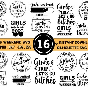 Girls Weekend Svg Bundle, Girls Weekend Png, Best Friends Svg, Girls ...
