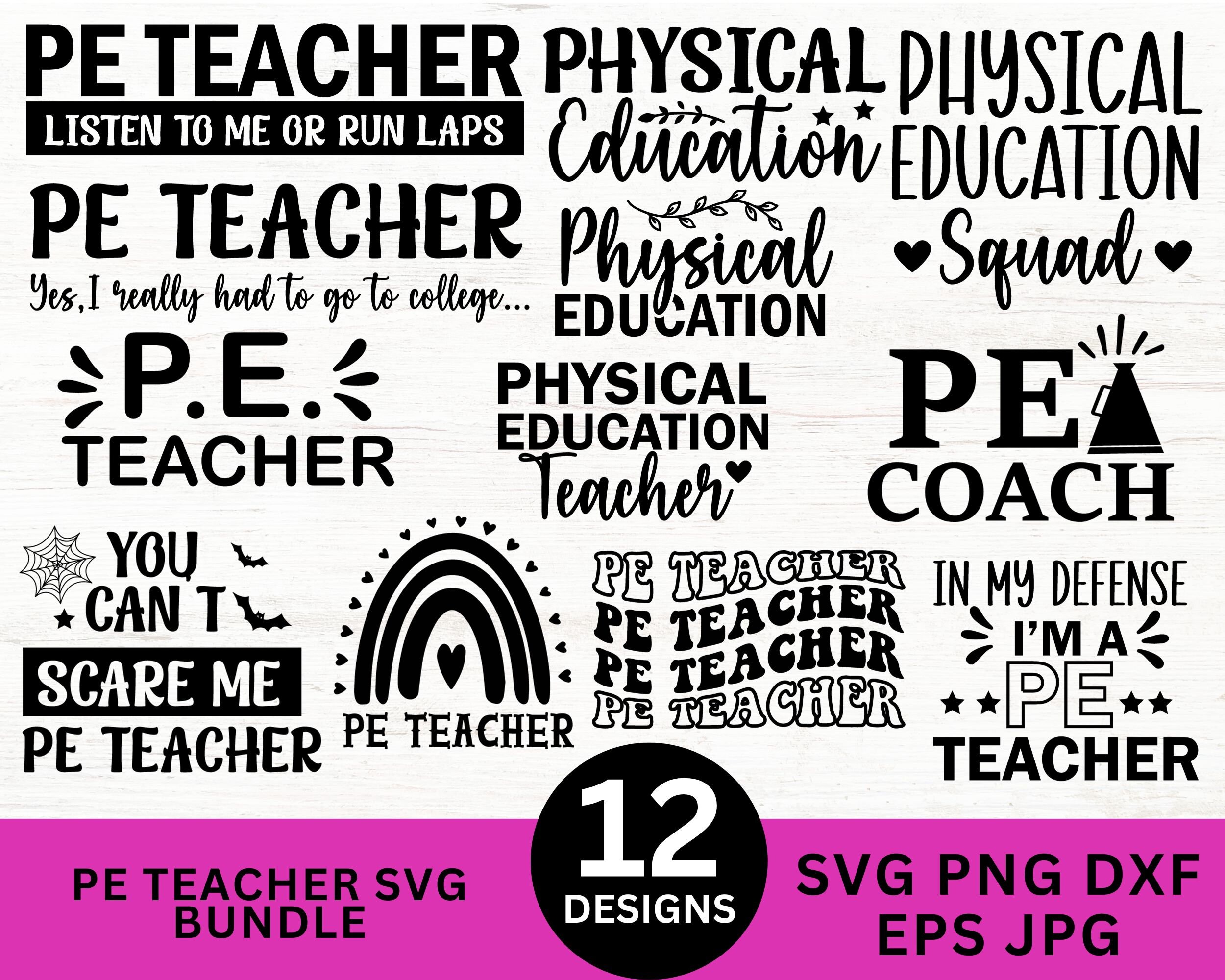 Pe Teacher Svg, Teacher Appreciation, Teacher Svg, Pe Teacher, Svg ...