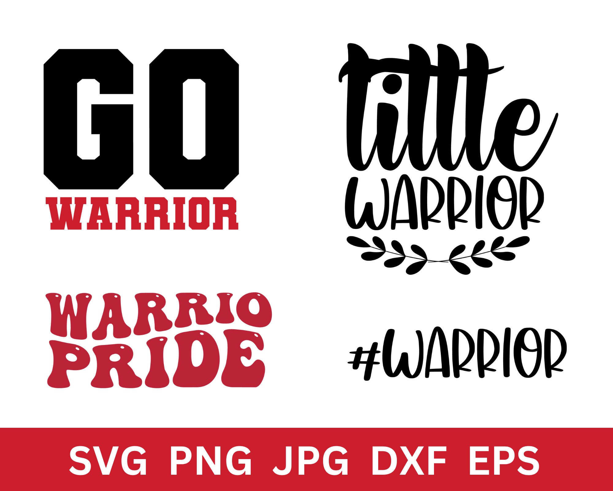 15 Digital Download Files, Warrior Svg/ Png Files, Vector Files ...