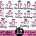 Birthday Svg Bundle Birthday Png Birthday Svg Birthday - Etsy