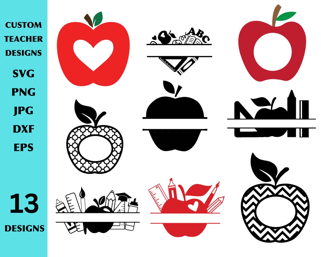 Custom Teacher Svg Bundle Teacher Name Png Teacher Name Svg Svg