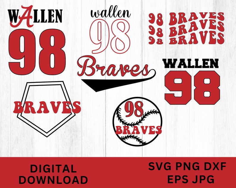 98 Braves Png,wallen 98 Braves Png, 98 Braves Song Png,if We Were A ...