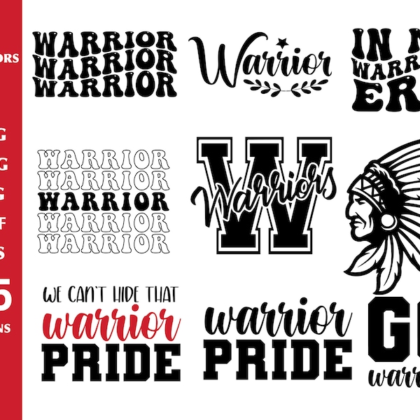 Warrior Svg - Etsy
