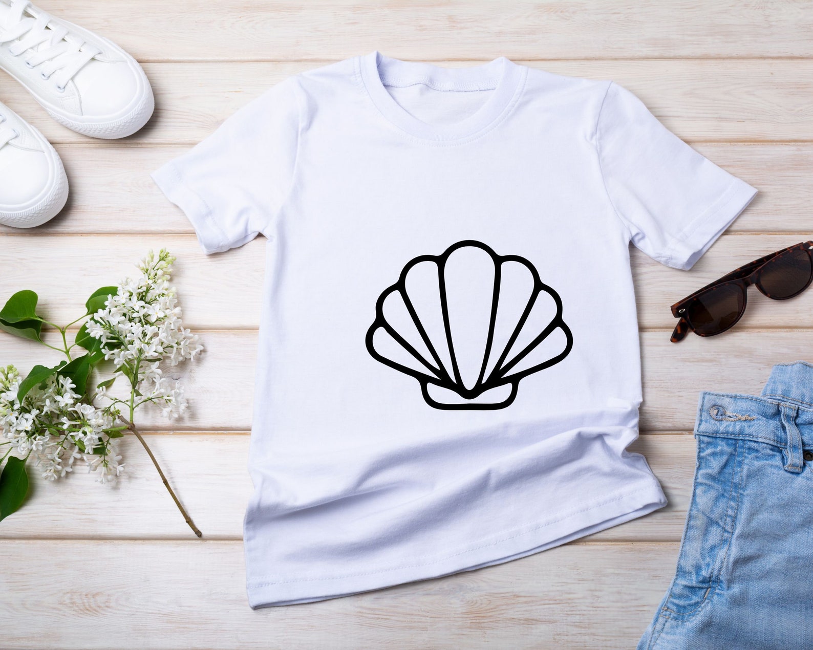 Seashell Svg, Beach Svg, Sea Shell Svg, Seashell Clipart, Sea Shells ...