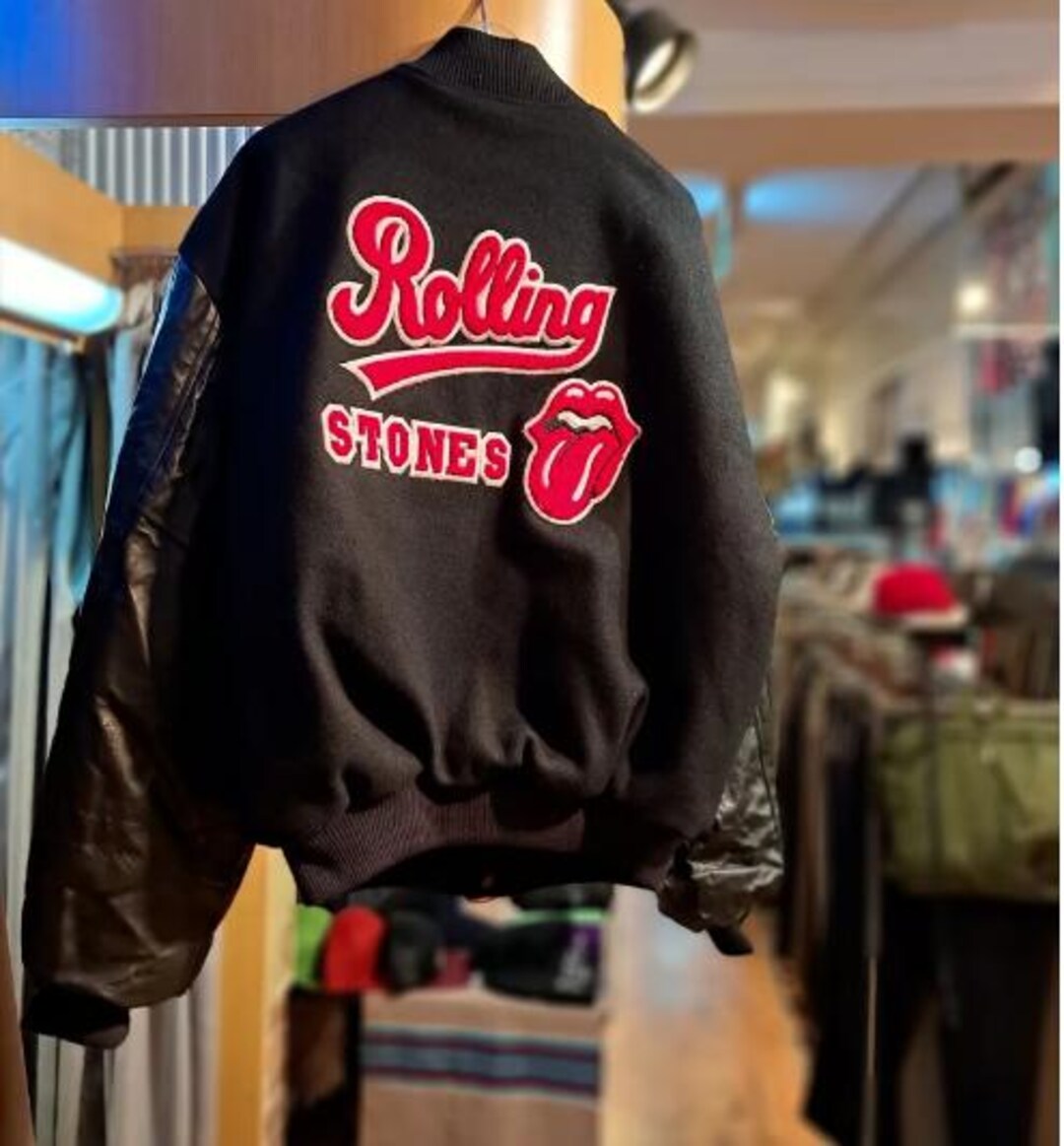 1990's ROLLING STONES Stadium Jacketsize Lthe Rolling Stones Jacket, 95 ...