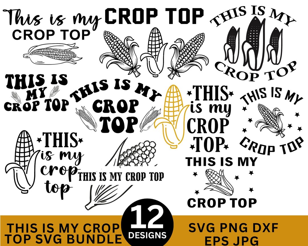 This is My Crop Top Svg,crop Top Svg, Most Popular Svg, Farm Life Svg ...