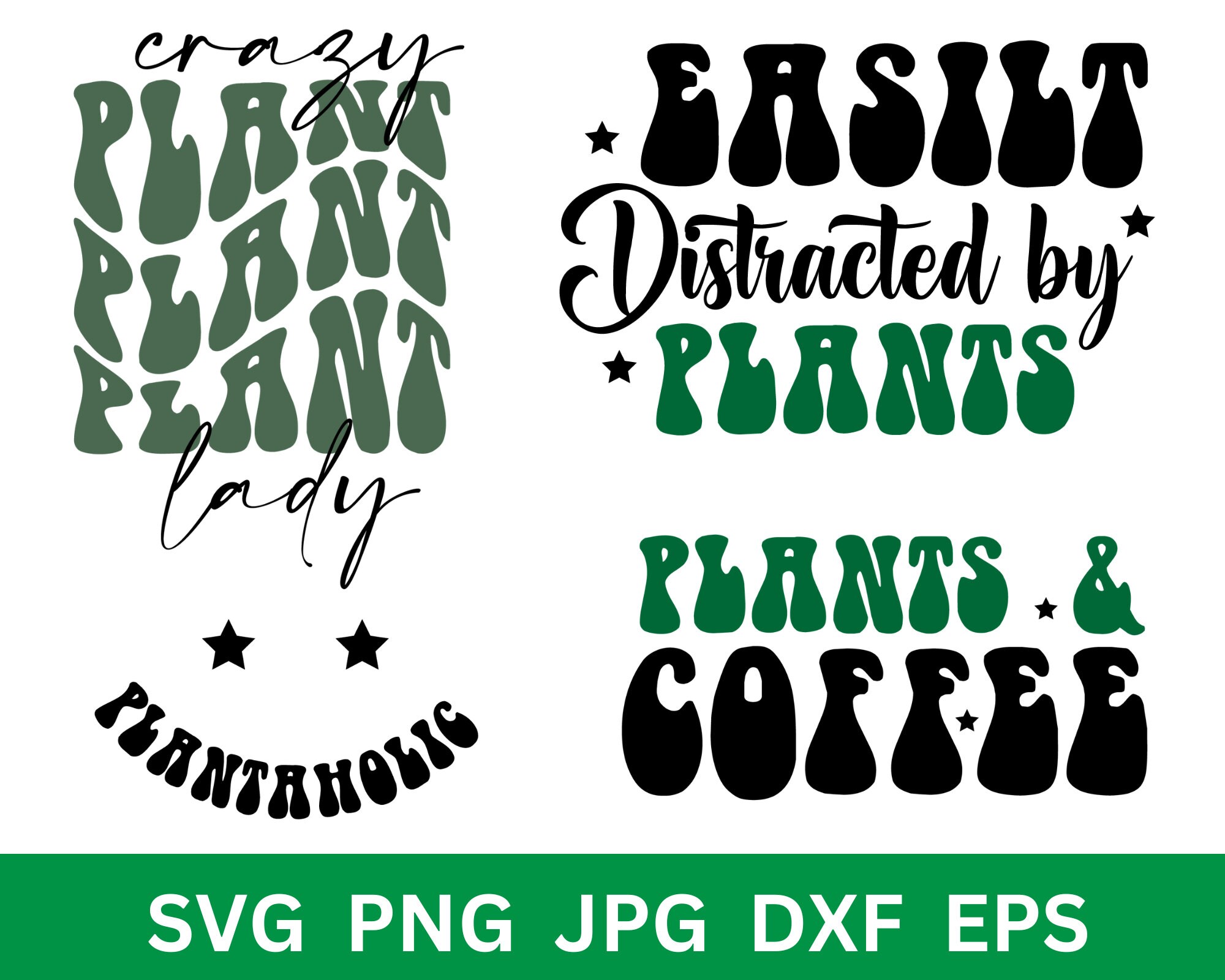 Plant Quotes Svg Bundle, Plant Lover Svg, Plant Mom Svg, Gardening Svg ...