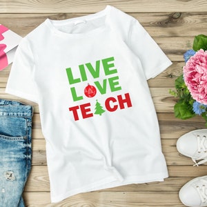 Teacher Christmas Svg Png Bundle, Merry Christmas Teacher Svg, School ...