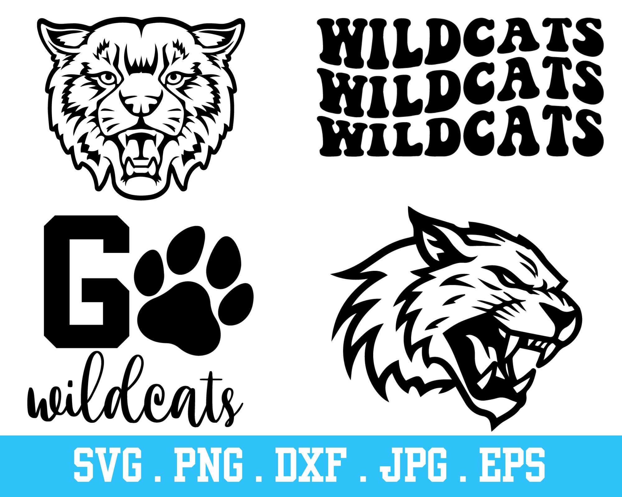 Wildcats Svg Bundle, Wildcats Svg, Wildcats Png, Svg File, Cat Svg, Svg ...