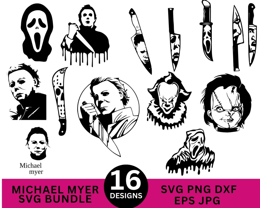 Michael Myers Svg Halloween Svg Michael Myers Michael Myers - Etsy UK