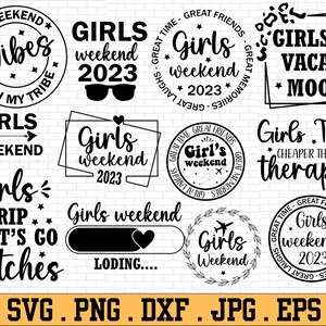 Girls Weekend Svg Bundle, Girls Weekend Png, Best Friends Svg, Girls ...
