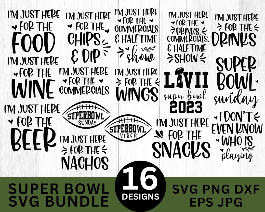 Super Bowl Svg, Super Bowl Png, Super Bowl Shirt, Super Bowl Bundle ...