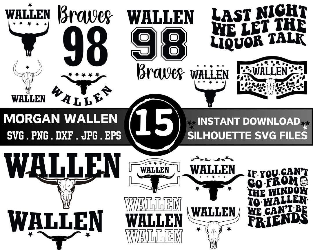 Morgan Wallen Svg Bundle, Morgan Wallen Png, Wallen Png, Morgan Wallen ...