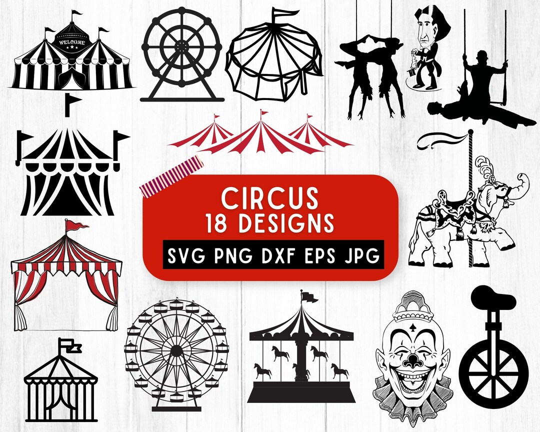 Carnival Crew Svg Bundle, Circus Crew Png, Circus Tent Svg, Circus ...