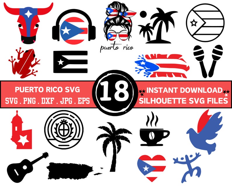 Puerto Rico Svg, Puerto Rico Png, Puerto Rican Flag, Puerto Rico Flag Svg, Puerto Rico Shirt ...