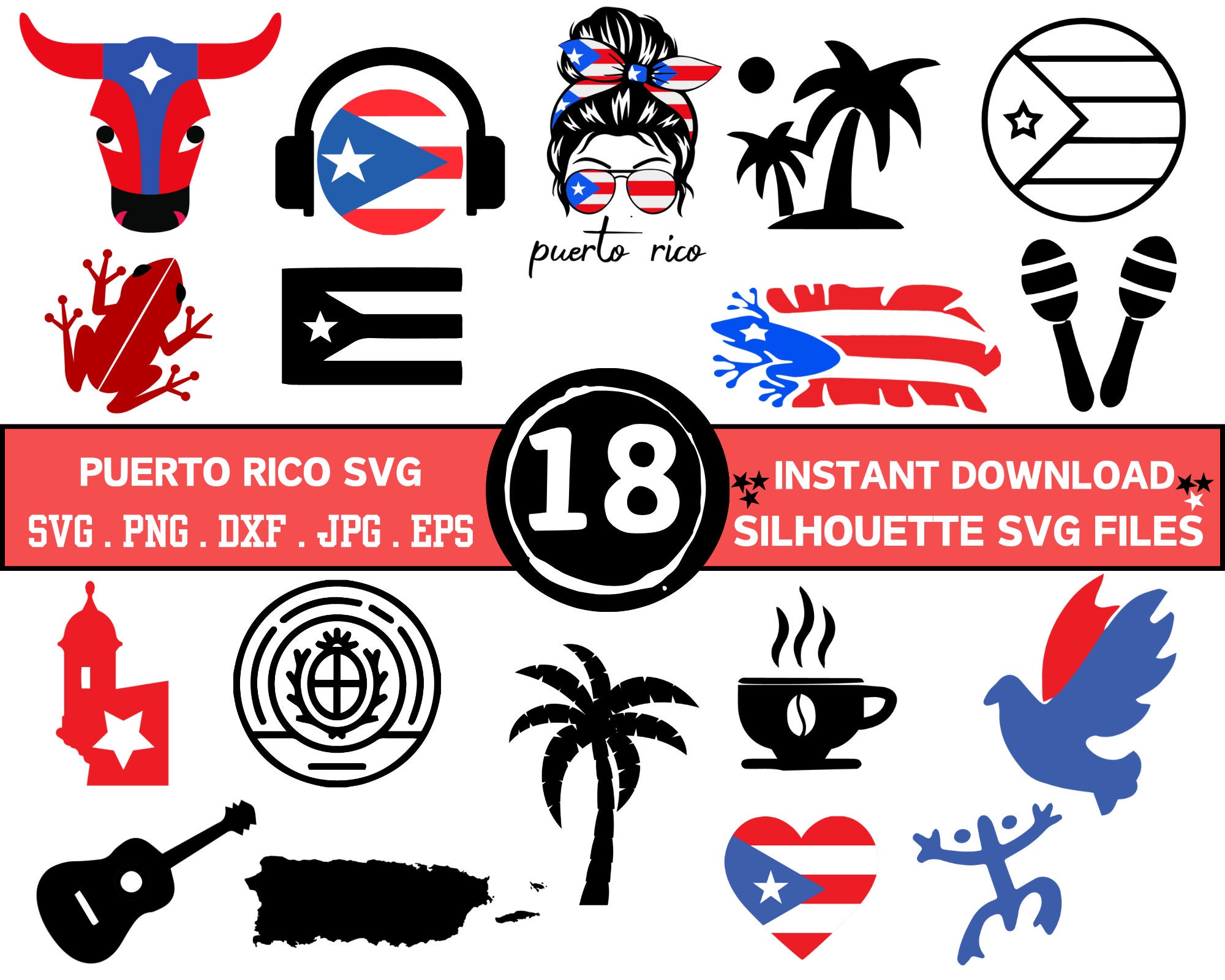 Puerto Rico Svg, Puerto Rico Png, Puerto Rican Flag, Puerto Rico Flag Svg, Puerto Rico Shirt ...