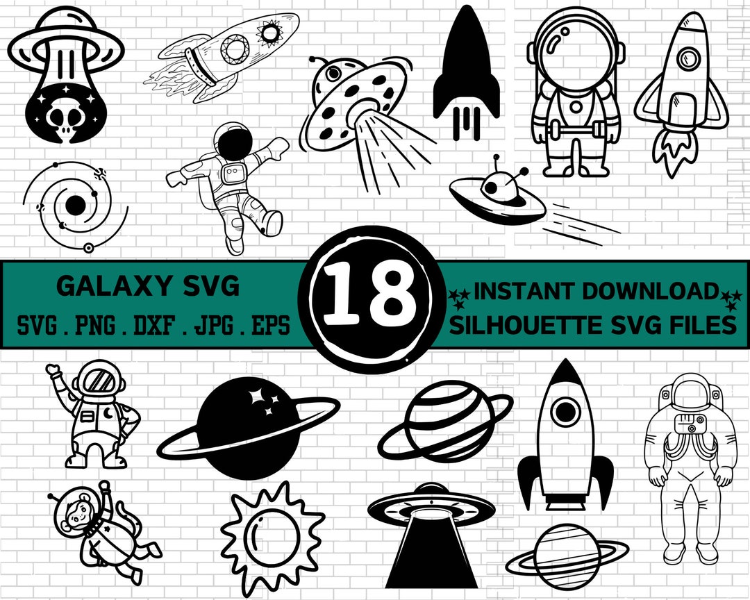 Galaxy Svg Bundle, Celestial Svg, Star Svg, Svg Files for Cricut ...