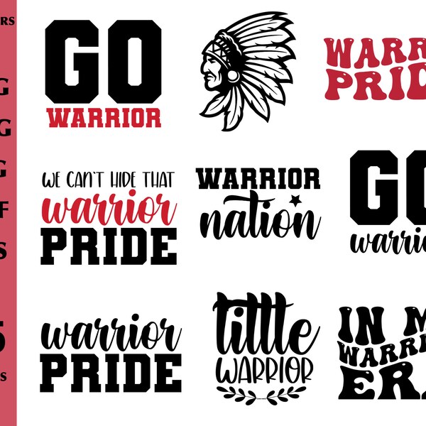 Warrior Svg - Etsy