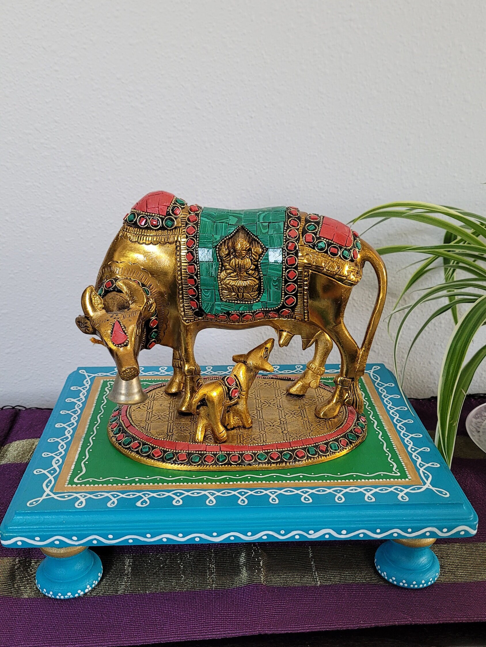 Handmade Kolam Chowky / Manai / Peeta | Pooja Room Decor | Indian Gift ...